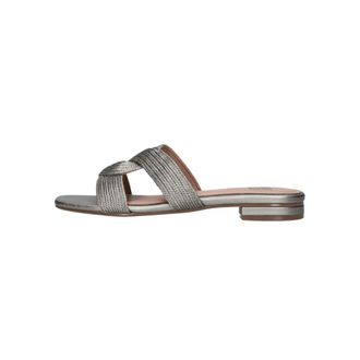 Bibi Lou Grauer gewebter Slipper mit Cut-Out - - Shoes - Damen - Grau - 39 EU