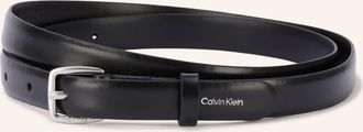 Calvin Klein Lederg&uuml;rtel schwarz