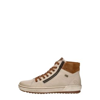 Remonte Baskets Hautes &agrave; Lacets - Femme - Chaussures - Beige - Taille: 45 EU
