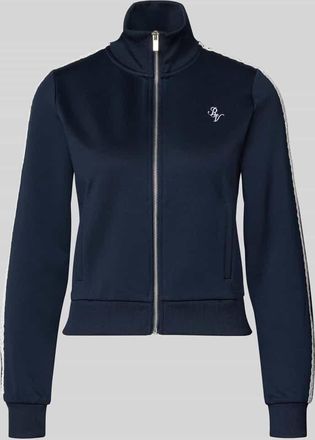 Review Regular Fit Trackjacke mit Logo-Stitching