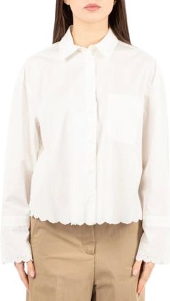 Max Mara Femme, Blouses et Chemises, Blanc, Taille: 38 FR Neutro Shirt