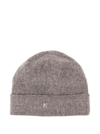Represent Beanie mit Initialen-Logo - Grau