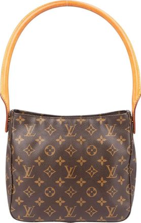 Louis Vuitton Crossbody Bags - Louis Vuitton Canvas Monogram Looping MM Shoulder - Gr. unisize - in Braun - für Damen