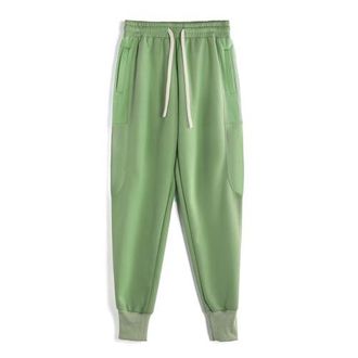 Generic Pantalons de jogging hommes &eacute;t&eacute; fines broderie large pantalon tang grande taille hommes neuf pantalons amples, vert, 3XL