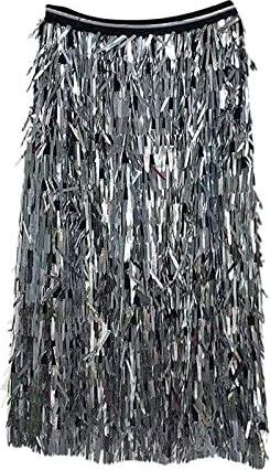 Generic Jupe Paillette Femme Jupes Sequin Jupe Paillettes Dor&eacute;e et &Eacute;lastique pour Femme Style &Eacute;l&eacute;gant pour Vacances et F&ecirc;tes