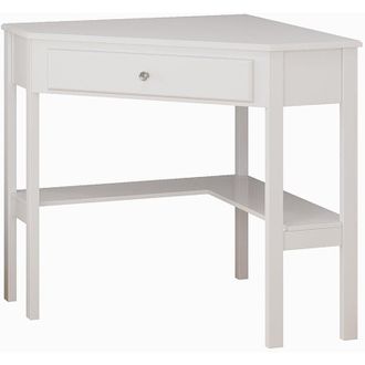 Vicco Eckschminktisch Velto, Wei&szlig;, 75 x 76.8 cm,mit Schublade Vicco