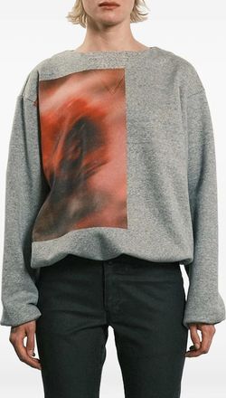 Tanaka sweat à imprimé graphique - Gris