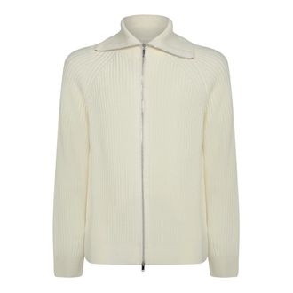 Incotex Cardigans - Homme - Pulls - Blanc - Taille: XL