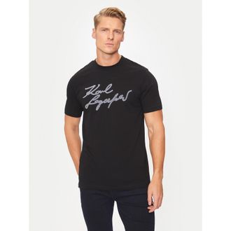 Karl Lagerfeld T-Shirt 755048 544224 Schwarz Regular Fit