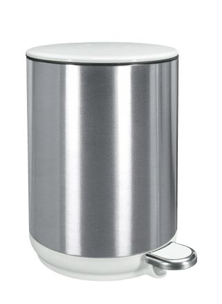 Kleine Wolke Kosmetikeimer Caletto, Farbe: Wei&szlig;, Material: Edelstahl/ABS, Gr&ouml;&szlig;e: Eimer 5 Liter