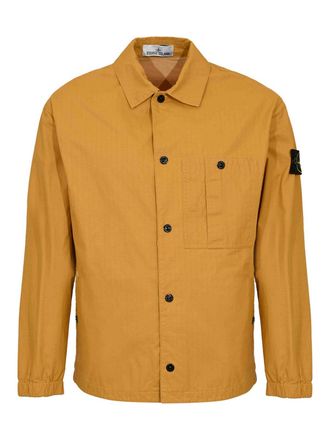 Stone Island Manteau Au Genou - Taupe