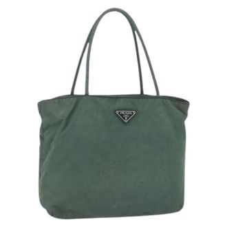 Prada Pre-owned Tote Bag - - Pre-owned - Damen - Gr&uuml;n - ONE SIZE