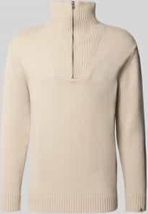 Scotch & Soda Regular Fit Strickpullover mit Troyer-Kragen