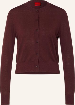 HUGO BOSS Hugo Strickjacke Sfabro rot