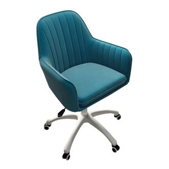 Generic Drehbarer B&uuml;rostuhl Mit Mittlerer R&uuml;ckenlehne - Ergonomischer, H&ouml;henverstellbarer Schreibtischstuhl Mit Lordosenst&uuml;tze for Zuhause, Schlafzimmer Und W