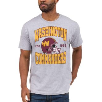 Junk Food Clothing x NFL - Washington Commanders - Team Helmet - Unisex Adult Short Sleeve Fan T-Shirt for Men and Women - Size 3X-Large