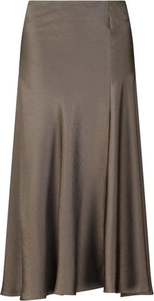 Riani Femme, Jupes, Brun, Taille: 44 FR Jupe fluide en satin à ligne A