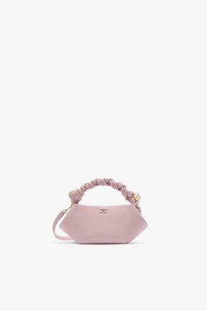 Ganni Mini sac &agrave; main en grain Bou Rose - Pour Femme
