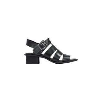 Calvin Klein Jeans Femme, Chaussures, Noir, Taille: 39 EU Heel Square MG Buckle