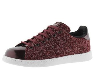 Victoria Deportivo Glitter, Baskets Femme, Rouge (Burdeos 41), 37 EU (4.5)