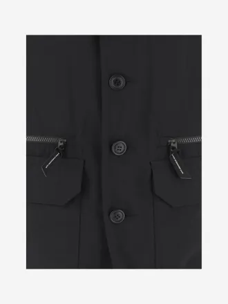 And Wander Mens Nylon Jacket Black