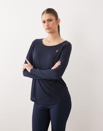 Dare 2B Serenity - Leichtes, schnelltrocknendes Langarmshirt in Marineblau
