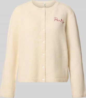 Only Regular Fit Strickjacke mit Rundhalsausschnitt Modell EVIA