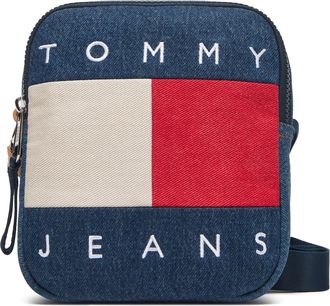 Tommy Jeans Umhängetasche Tommy Jeans Tjm Archive Denim Reporter AM0AM13814 Blau