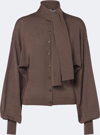 Jacquemus Cardigan Losange aus einem Seidengemisch