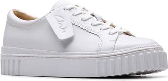 Clarks Mayhill Walk White Leather 35