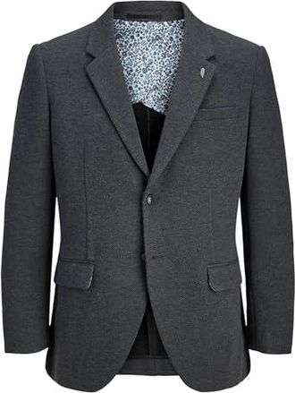 Jack & Jones Jprmartin Leeds Hr02 Sn Blazer en Jersey, Gris foncé, 56 Hommes