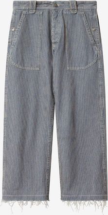 Isabel Marant Pantalon Ermina - Femme - Bleu-blanc - Taille34 - Marant &Eacute;toile