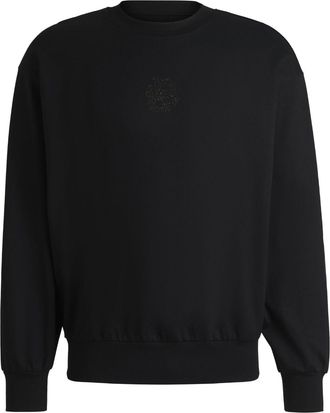 BOSS Sweatshirt mit BB-Monogramm - Schwarz