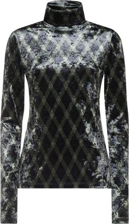 Pierre-Louis Mascia Femme, Tops, Multicolore, Taille: 44 FR Ranat Velvet Turtleneck