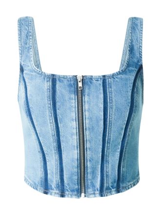 Levi's Seamed Zip Bustier Top