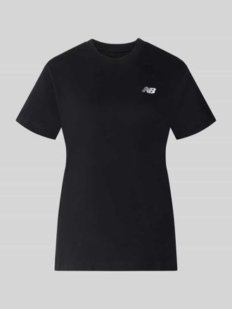 New Balance Regular Fit T-Shirt aus reiner Baumwolle