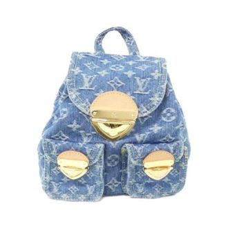 Louis Vuitton Pre-owned Sac &agrave; dos LV Remix Monogram Denim - Femme - Pre-owned - Bleu - Taille: ONE Size