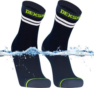 DexShell DexShell Sportsocken für Herren, Unisex-Erwachsene, Sportsocken, DS648GRY, Graue Streifen, Large
