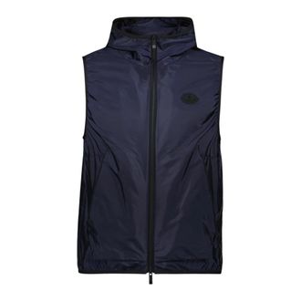 Moncler Moderne &auml;rmellose Weste Moretan - - Jackets - Herren - Blau - L