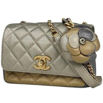 Chanel Pre-owned Matelasse Schultertasche - - Pre-owned - Damen - Gelb - ONE SIZE