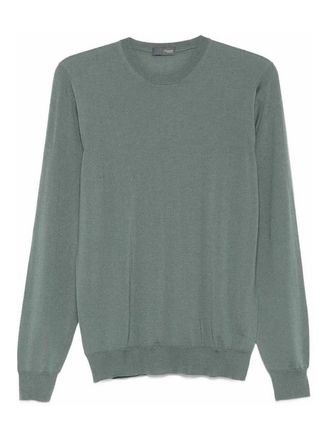 Drumohr Pull Col Rond - Vert