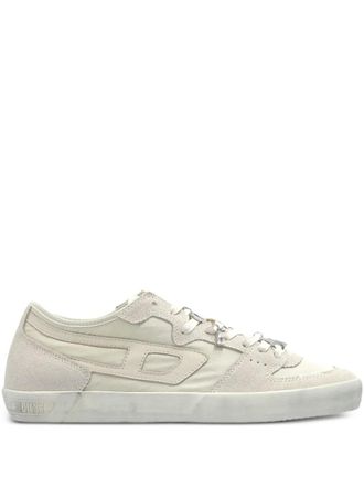Diesel S-Leroji D-1 Low Wildleder-Sneakers - Weiß