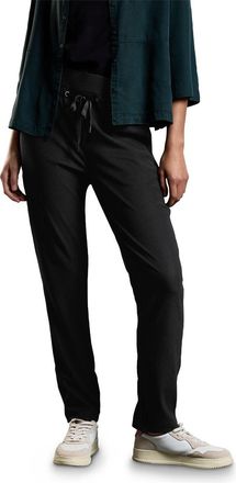Street One Damen A378088 Hose Loose Fit, Black, 36 W/30 L