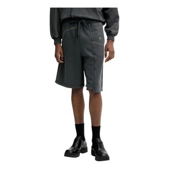 A-Cold-Wall* A-Cold-Wall - Shorts &agrave; logo imprim&eacute; - Homme - Shorts - Gris - Taille: S