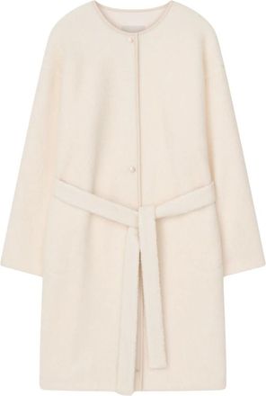 &Aacute;eron Femme, Manteaux, Beige, Taille: 40 FR Blizzard Manteau en molleton double face ceintur&eacute;
