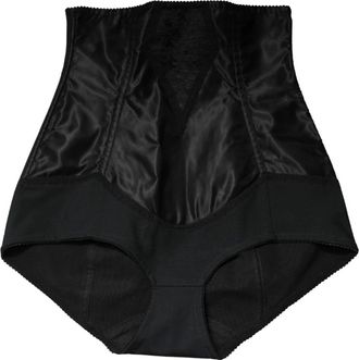 Dolce & Gabbana Femme, Sous-v&ecirc;tements, Noir, Taille: 38 FR Culotte gainante taille haute