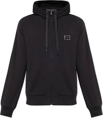 Dolce & Gabbana Homme, Sweatshirts et sweats &agrave; capuche, Noir, Taille: S Sweat &agrave; capuche