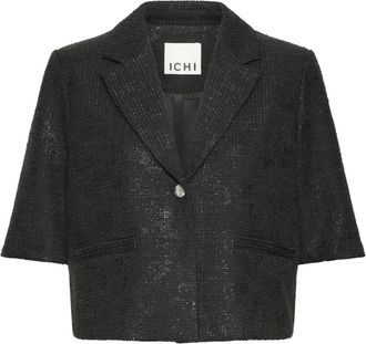Ichi Ichi, Femme, Vestes, Noir, Taille: 38 FR Kate Blazer