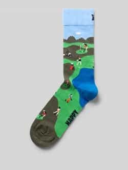 Happy Socks Socken mit Allover-Motiv-Print