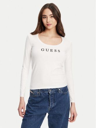 Guess Bluse O5RI00 KBBU1 Wei&szlig; Regular Fit